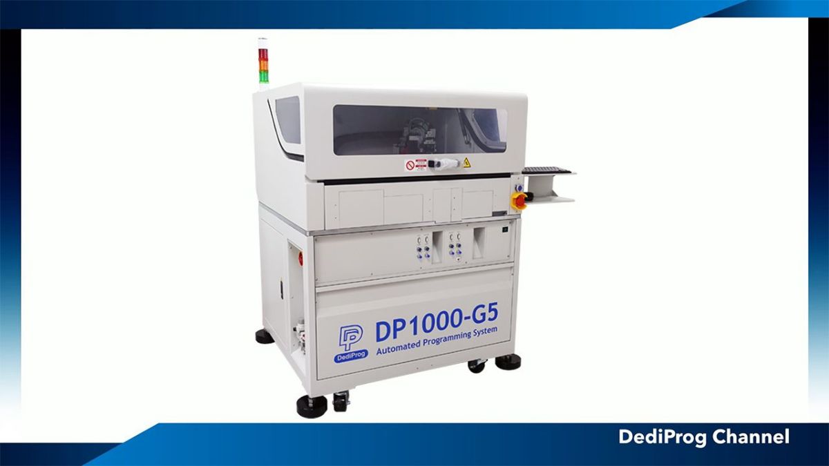 可烧录1mm芯片！岱镨推出DP1000-G5高效能芯片烧录设备