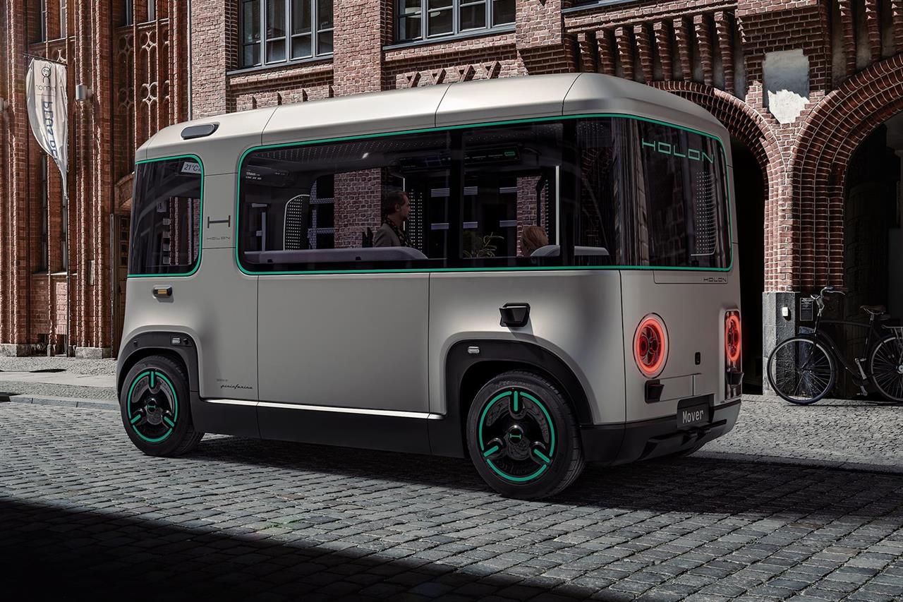 The autonomous mover for everyone: World premiere of HOLON vehicle at ...