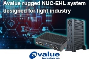 Avalue rugged NUC-EHL system designed for light industry
