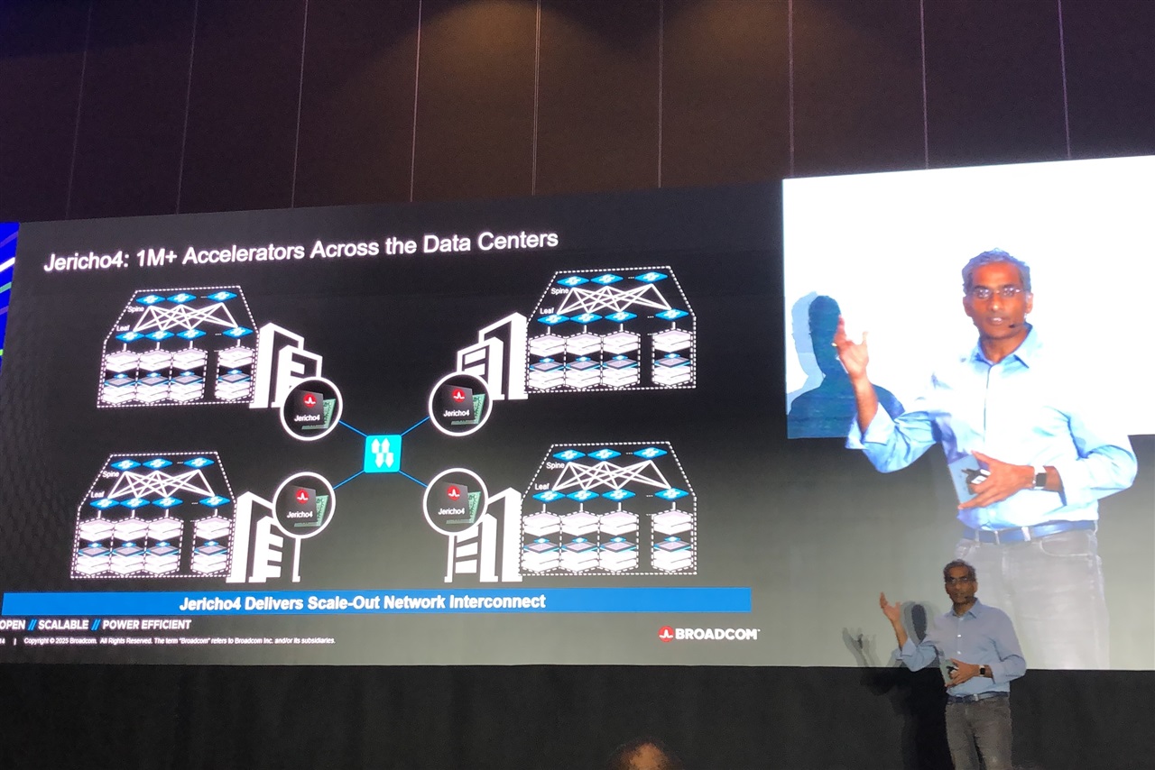 Broadcom unveils Jericho4 at OCP Taipei, pushes Ethernet as backbone of ...