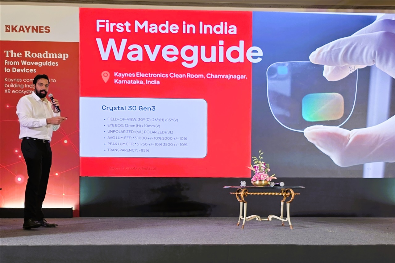 India joins XR optics race with Kaynes-DigiLens waveguide line