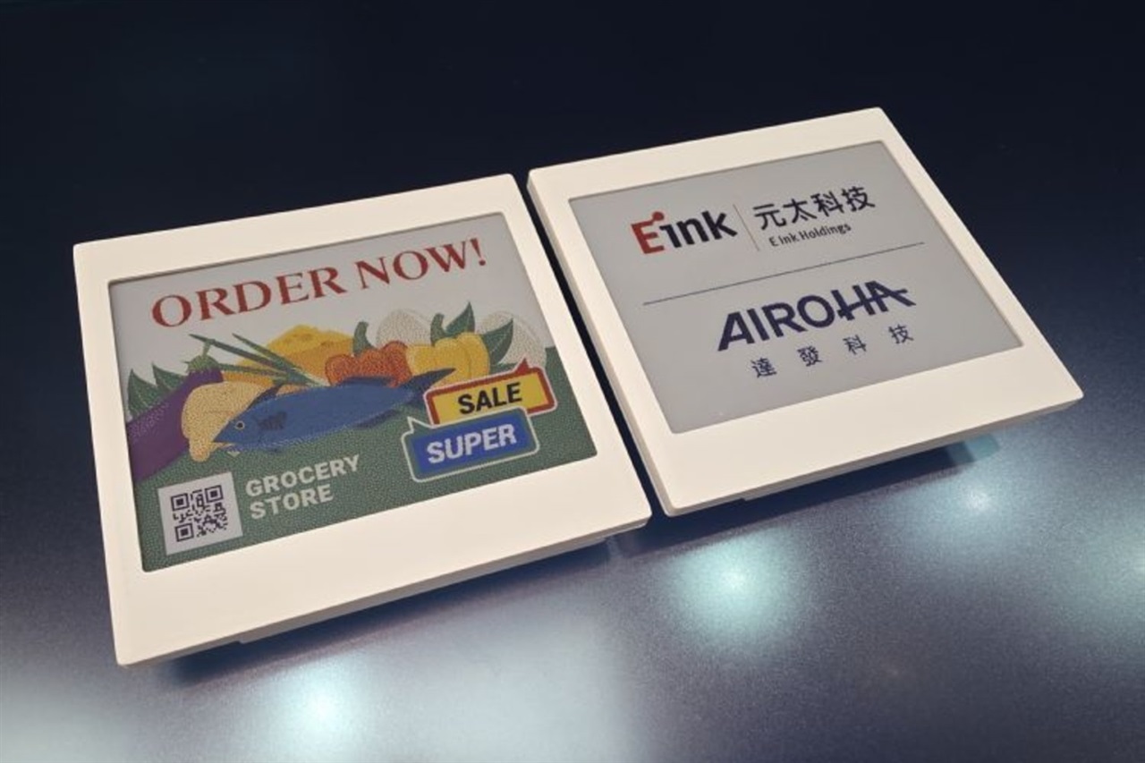 Airoha and E Ink unveil world's first 4.2-inch Ripple electronic shelf ...